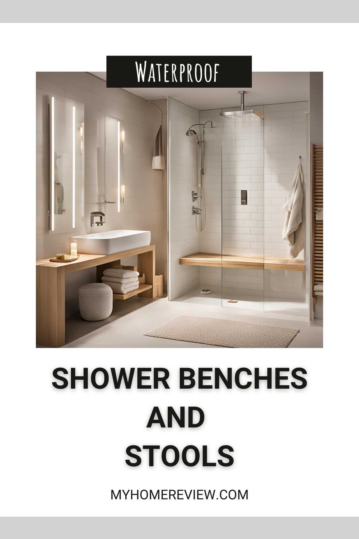 Durable Waterproof Shower Benches And Stools For Every Bathroom