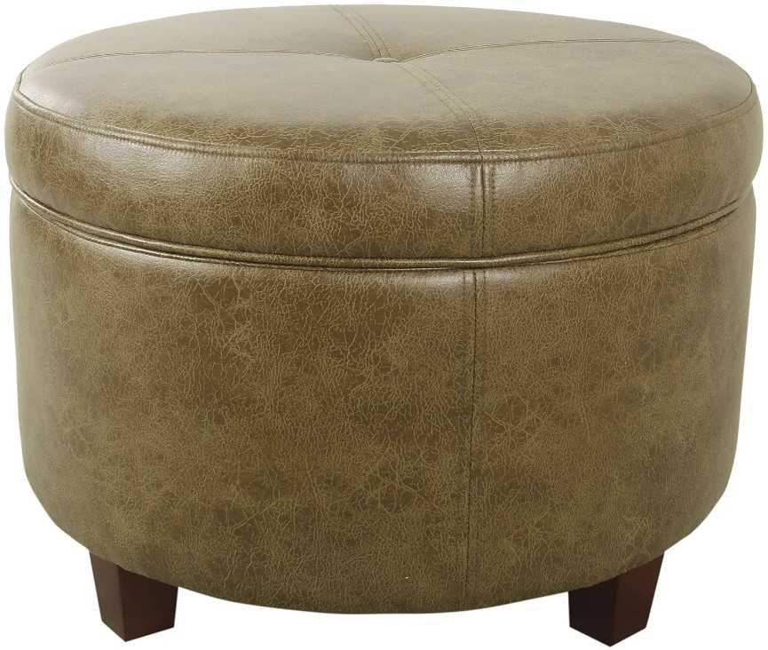 The Ultimate Guide To Leather Ottomans And Poufs: Top Stylish Storage ...
