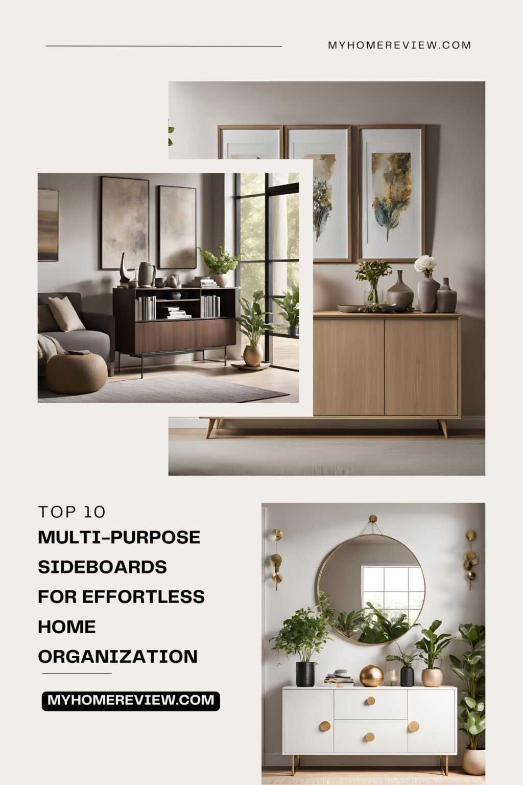 Multi-Purpose Sideboards For Versatile Storage