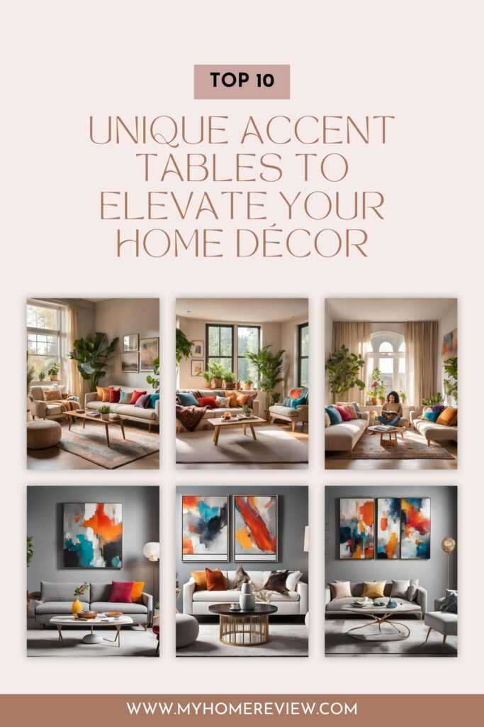Unique Accent Tables To Add Personality And Style