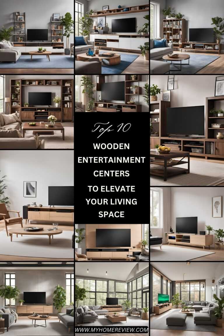 Wooden Entertainment Centers For Rustic Charm And Storage