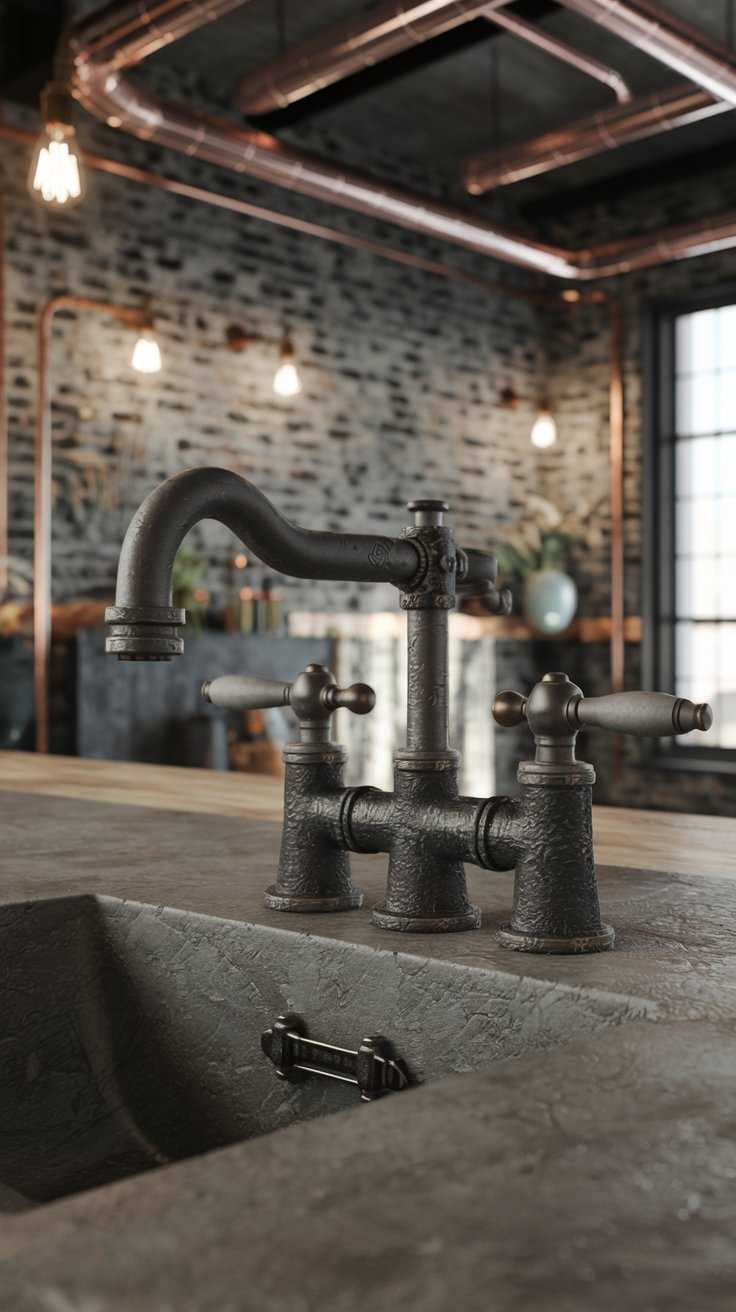 Antique Double Handle Faucets For Vintage Homes
